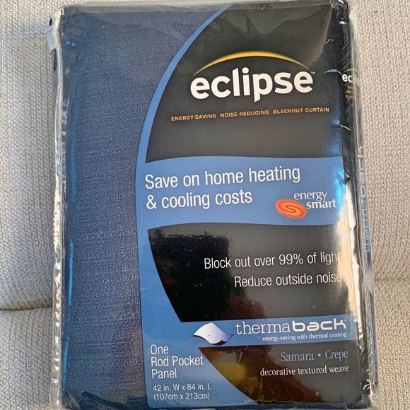 Eclipse | Accents | Eclipse Thermaback Blue Blackout Curtains | Poshmark